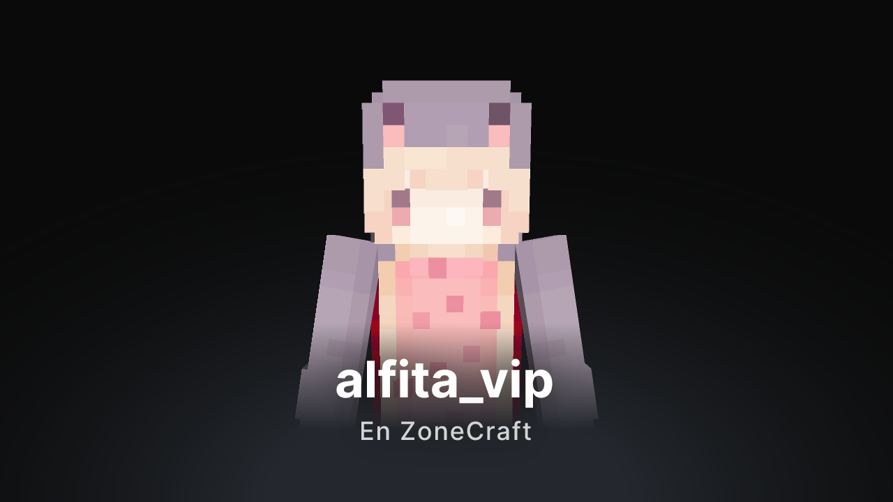 alfita_vip en ZoneCraft