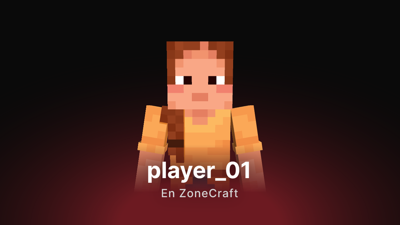 player_01 en ZoneCraft